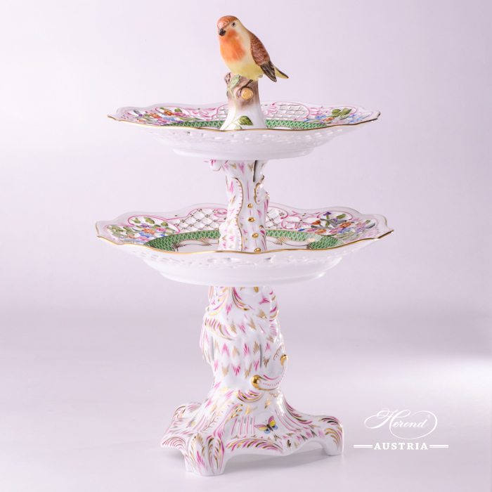 Rothschild Bird Green Fish Scale – Cake Stand | Herend AustriaHerend ...