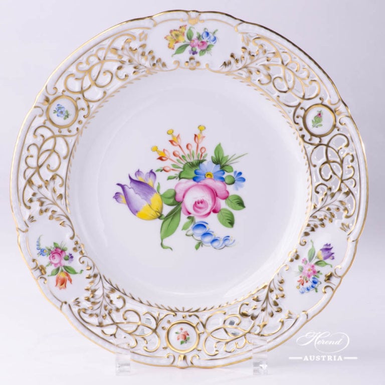 Victoria-A Tea Cup and Saucer - Herend Porcelain - Herend Austria