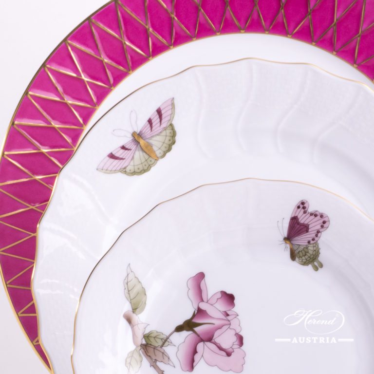 Victoria-A Tea Cup and Saucer - Herend Porcelain - Herend Austria