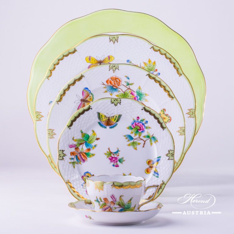 Mosaic and Flowers MTFC - Dinner Set - Herend Austria