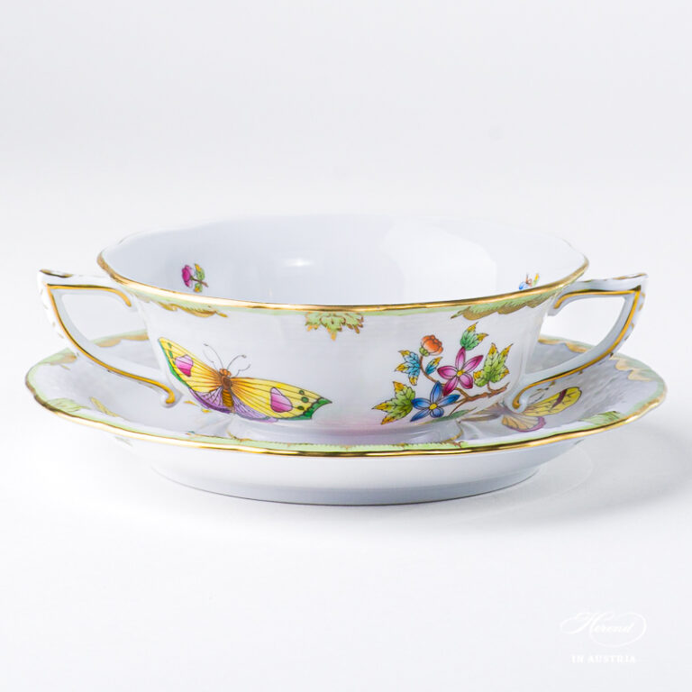 Queen Victoria Fancy Vase - Herend Austria